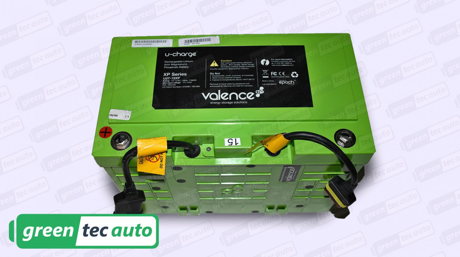 Valence U27-12XP Lithium Iron Battery Module | Greentec Auto