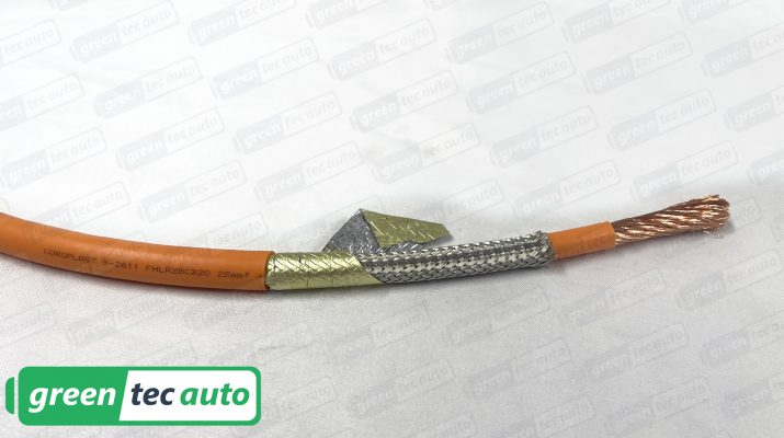 4 AWG Orange Shielded Copper Wire | Greentec Auto