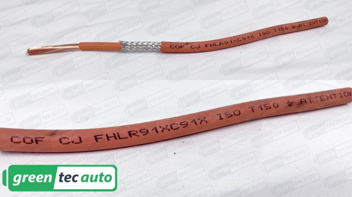 11 AWG Orange Shielded Copper Wire | Greentec Auto