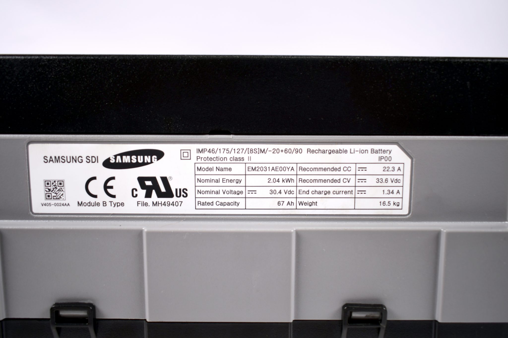 Samsung SDI 24V 67Ah Brand New Battery Module